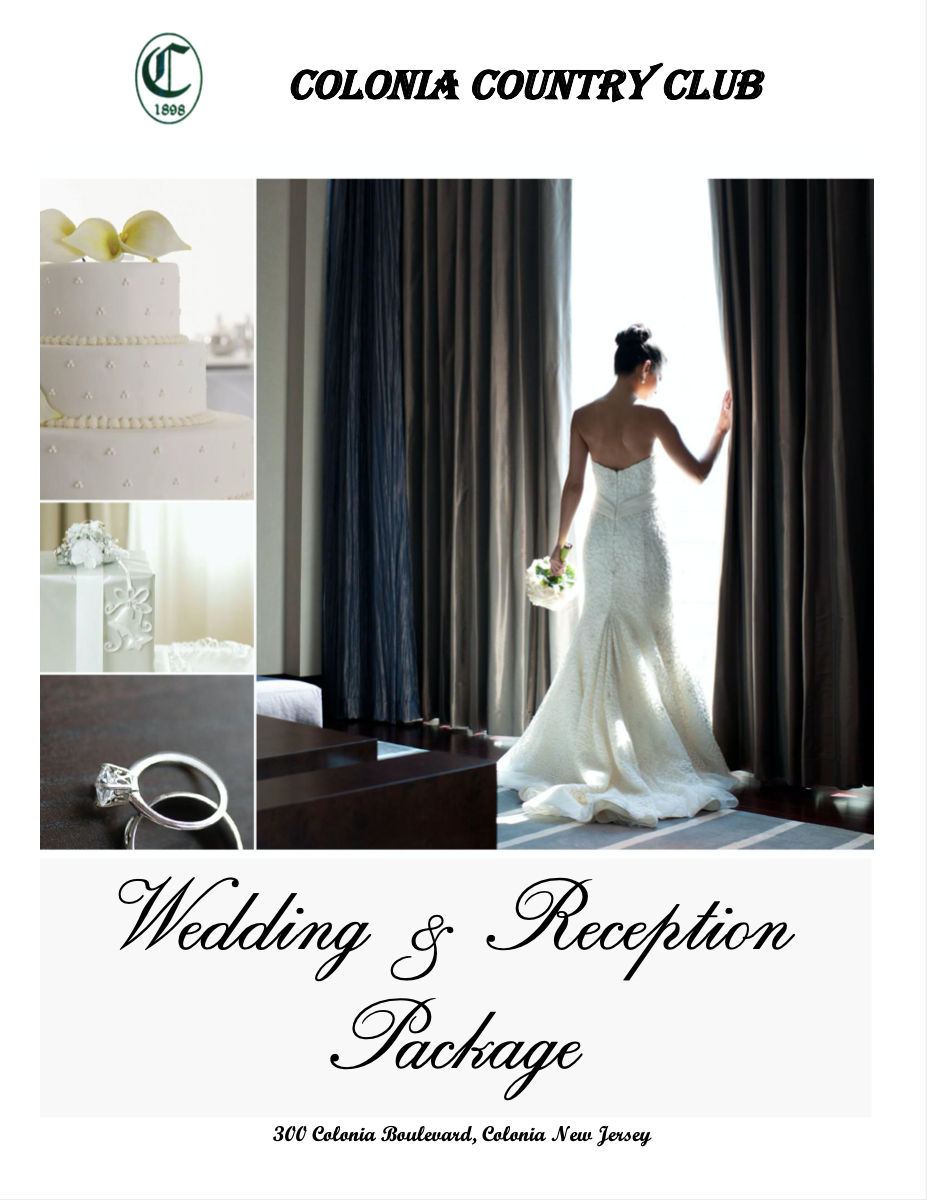Wedding And Reception Packages – Colonia Country Club & Banquet Hall