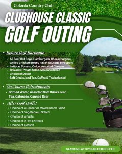 Golf Outing Packages – Colonia Country Club & Banquet Hall